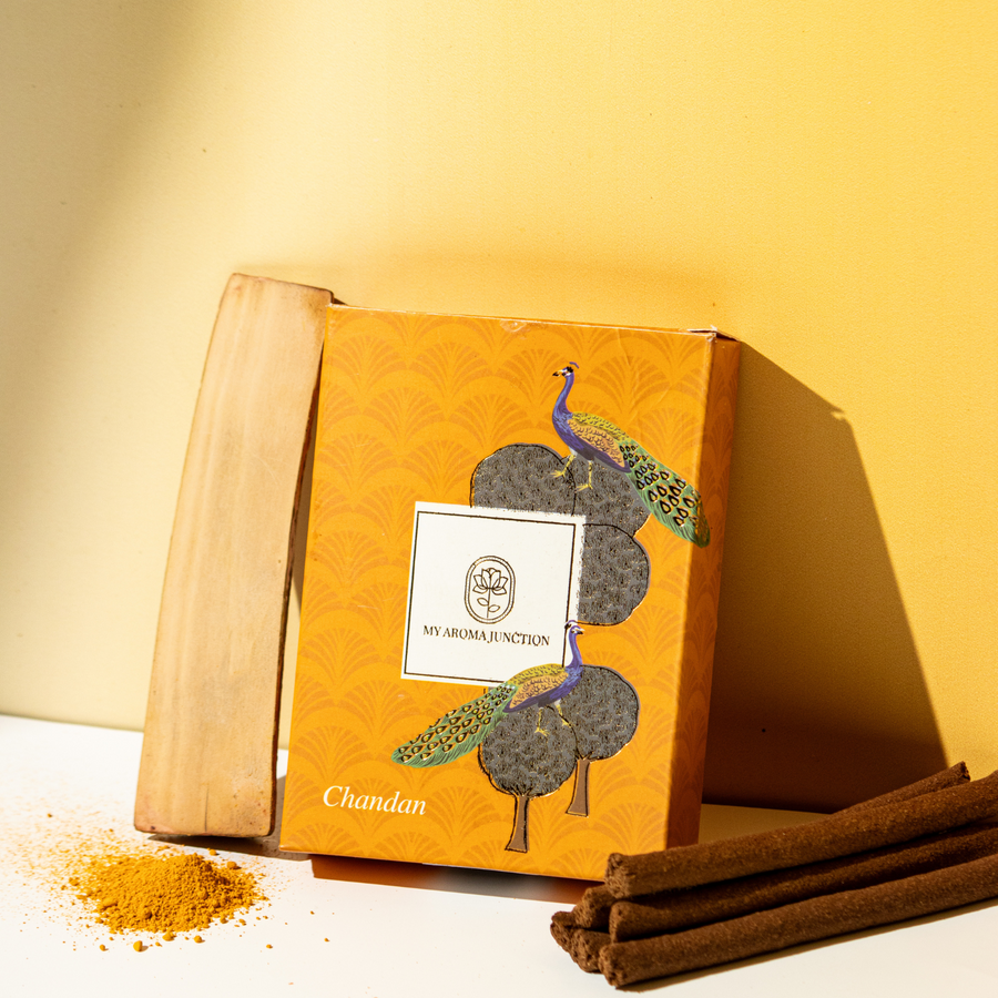 Chandan Dhoop Sticks – Divine Sandalwood Fragrance for Puja & Meditati ...