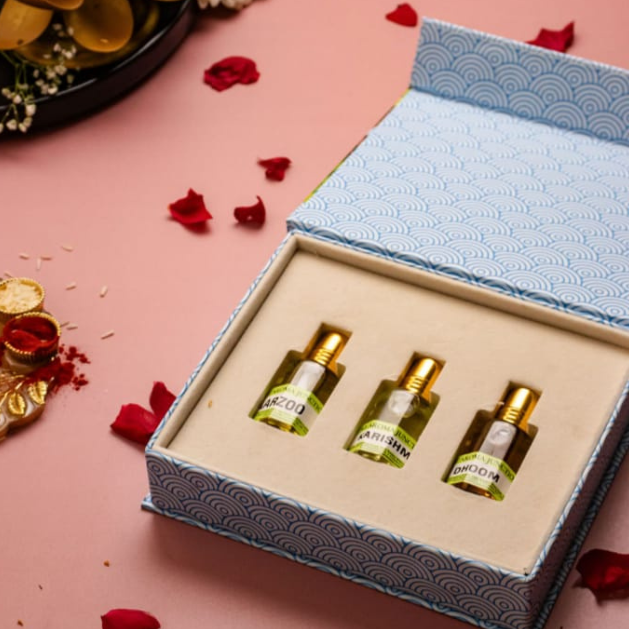 3 x 10ML Attar Gift Box – Personalized Fragrance Set